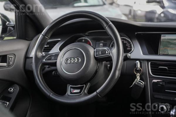 Black Audi A4 2012 in Riga, with an engine capacity of 3.00 L and mileage of 231 thousand km for 8990 €, photo 10 on AUTOMOTO.COM.LV