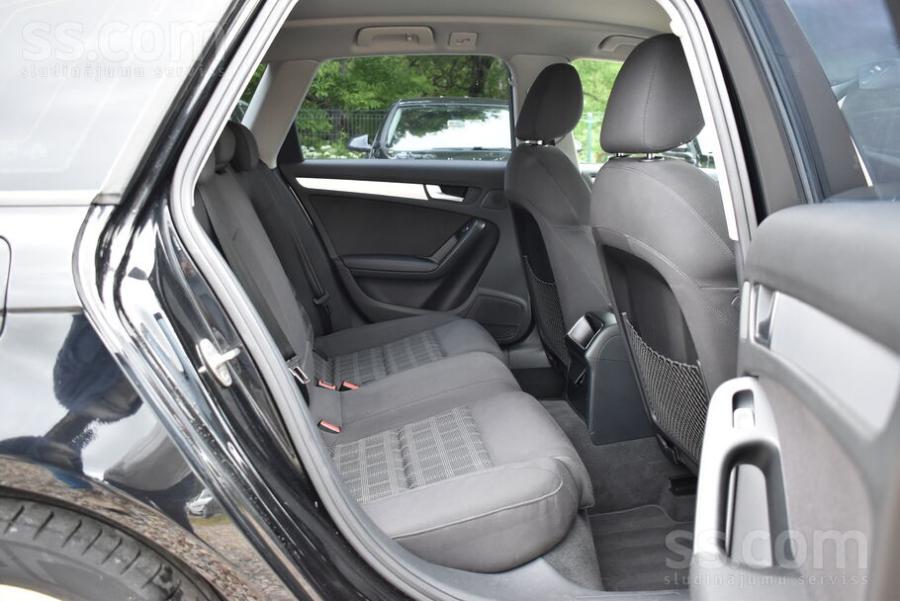 Melns Audi A4 2012 Kuldīga, ar dzinēja tilpumu 2.00 L un nobraukumu 0 tūkst. km par 8850 €, foto 7 vietnē AUTOMOTO.COM.LV