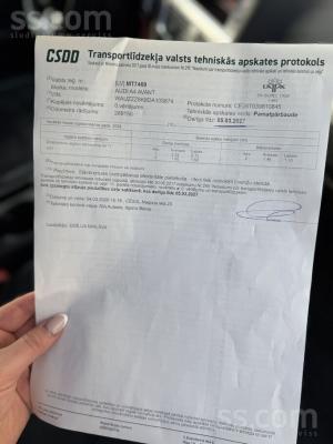Черный Ауди А4 2012 в Рига, объемом двигателя 2.00 л и пробегом 289 тыс. км за 6950 €, фото 10 на AUTOMOTO.COM.LV