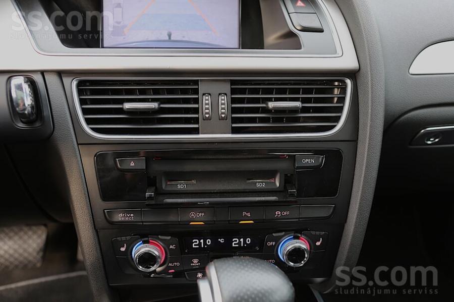 Melns Audi A4 2012 Tukums, ar dzinēja tilpumu 3.00 L un nobraukumu 243 tūkst. km par 13590 €, foto 19 vietnē AUTOMOTO.COM.LV