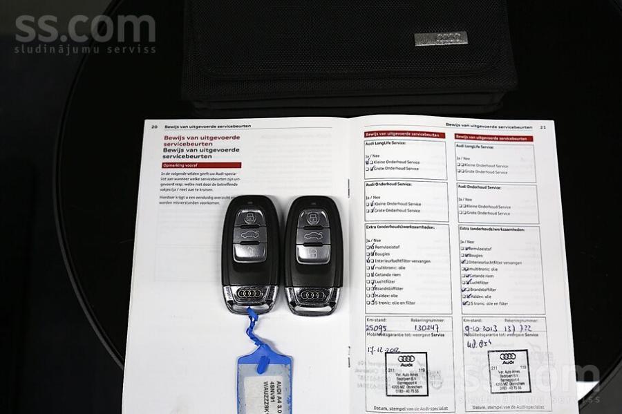 Melns Audi A4 2012 Tukums, ar dzinēja tilpumu 3.00 L un nobraukumu 243 tūkst. km par 13590 €, foto 34 vietnē AUTOMOTO.COM.LV
