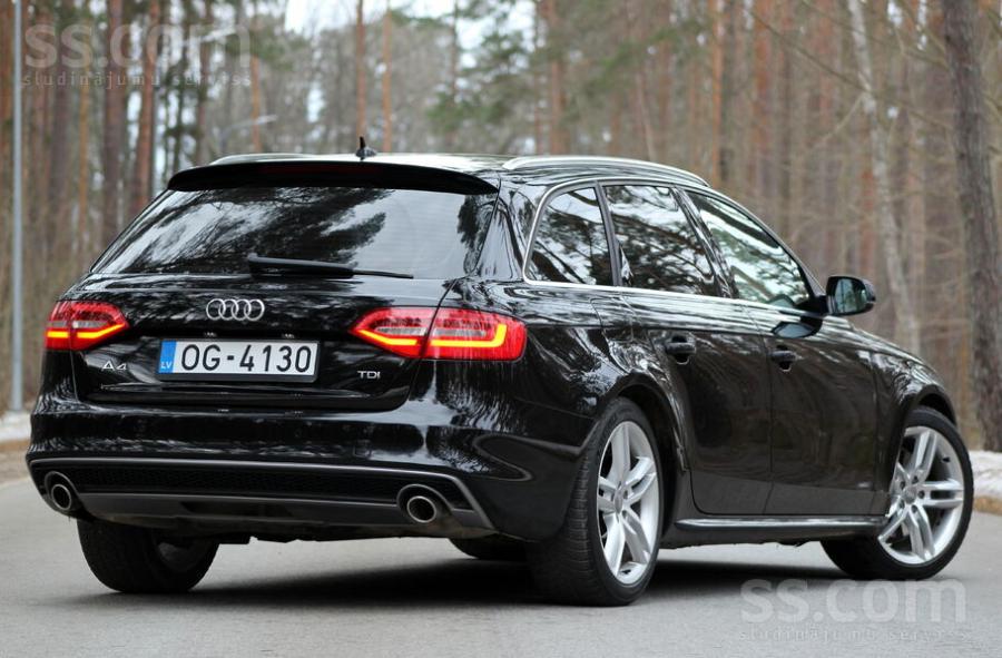 Melns Audi A4 2012 Rīga, ar dzinēja tilpumu 3.00 L un nobraukumu 275 tūkst. km par 9350 €, foto 10 vietnē AUTOMOTO.COM.LV