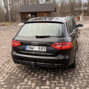 Black Audi A4 2012 in Valmiera, with an engine capacity of 2.00 L and mileage of 252 thousand km for 8700 €, photo 8 on AUTOMOTO.COM.LV