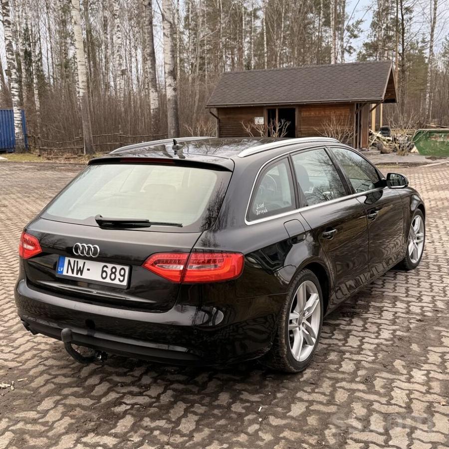 Black Audi A4 2012 in Valmiera, with an engine capacity of 2.00 L and mileage of 252 thousand km for 8700 €, photo 9 on AUTOMOTO.COM.LV