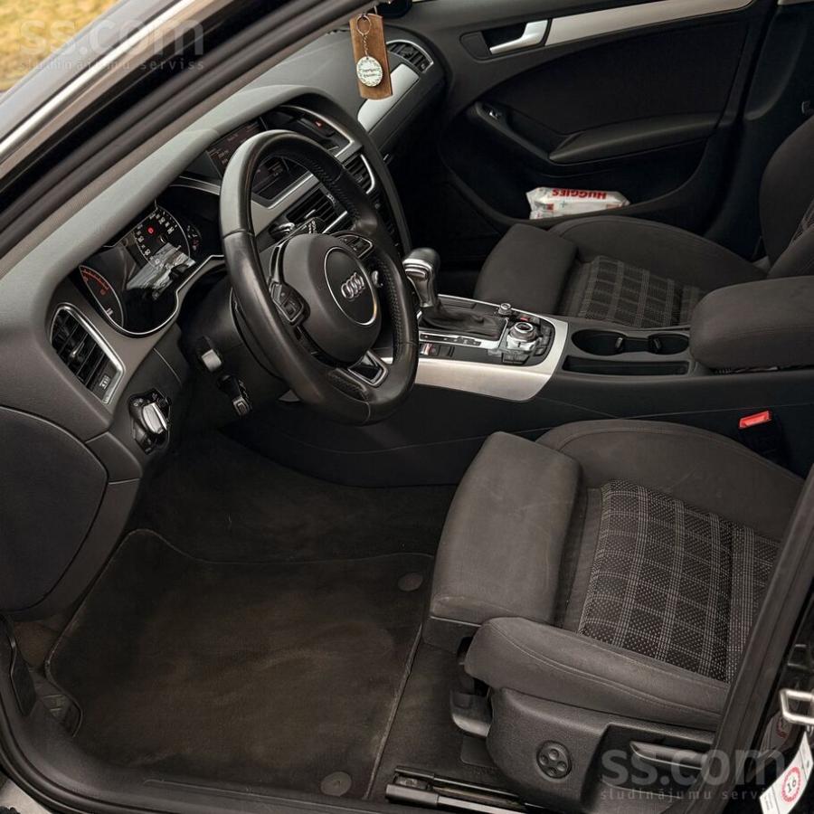 Black Audi A4 2012 in Valmiera, with an engine capacity of 2.00 L and mileage of 252 thousand km for 8700 €, photo 14 on AUTOMOTO.COM.LV