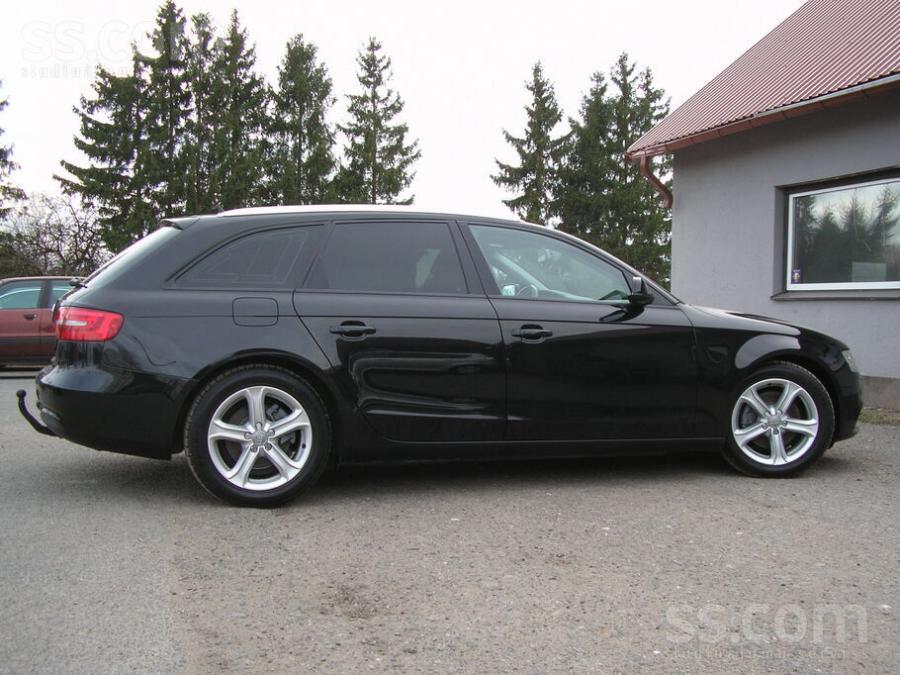 Black Audi A4 2012 in Riga, with an engine capacity of 2.00 L and mileage of 0 thousand km for 6950 €, photo 4 on AUTOMOTO.COM.LV