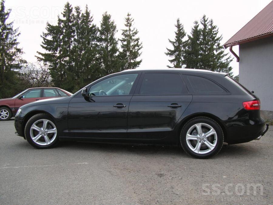 Black Audi A4 2012 in Riga, with an engine capacity of 2.00 L and mileage of 0 thousand km for 6950 €, photo 5 on AUTOMOTO.COM.LV