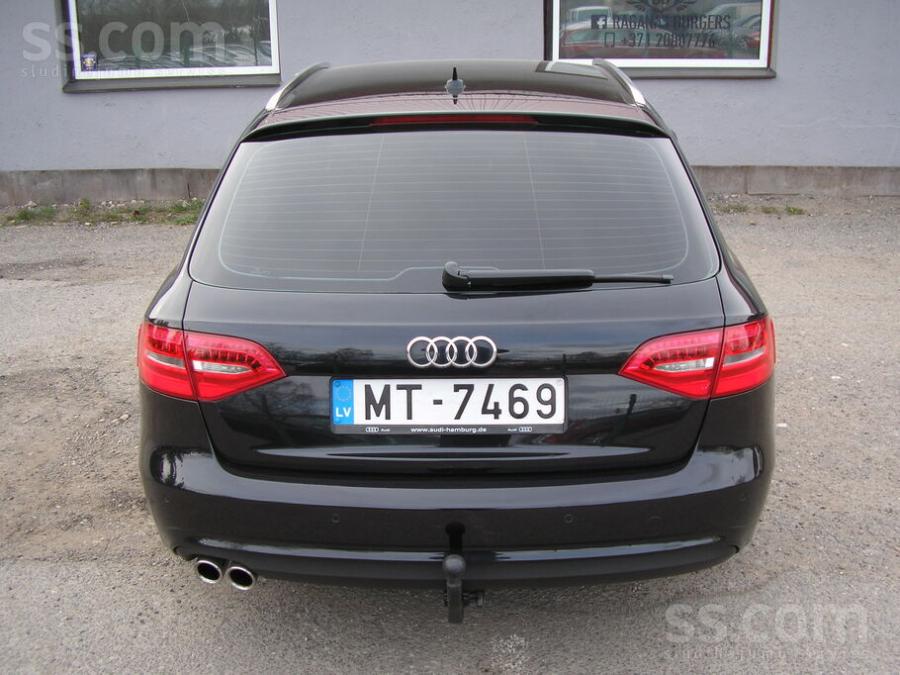 Black Audi A4 2012 in Riga, with an engine capacity of 2.00 L and mileage of 0 thousand km for 6950 €, photo 7 on AUTOMOTO.COM.LV