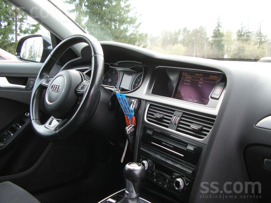 Black Audi A4 2012 in Riga, with an engine capacity of 2.00 L and mileage of 0 thousand km for 6950 €, photo 24 on AUTOMOTO.COM.LV