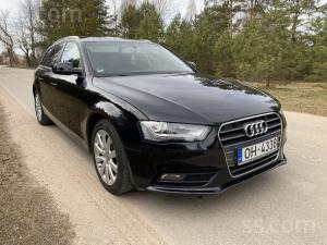 Melns Audi A4 2012 Rīga, ar dzinēja tilpumu 2.00 L un nobraukumu 205 tūkst. km par 9250 €, foto  vietnē AUTOMOTO.COM.LV