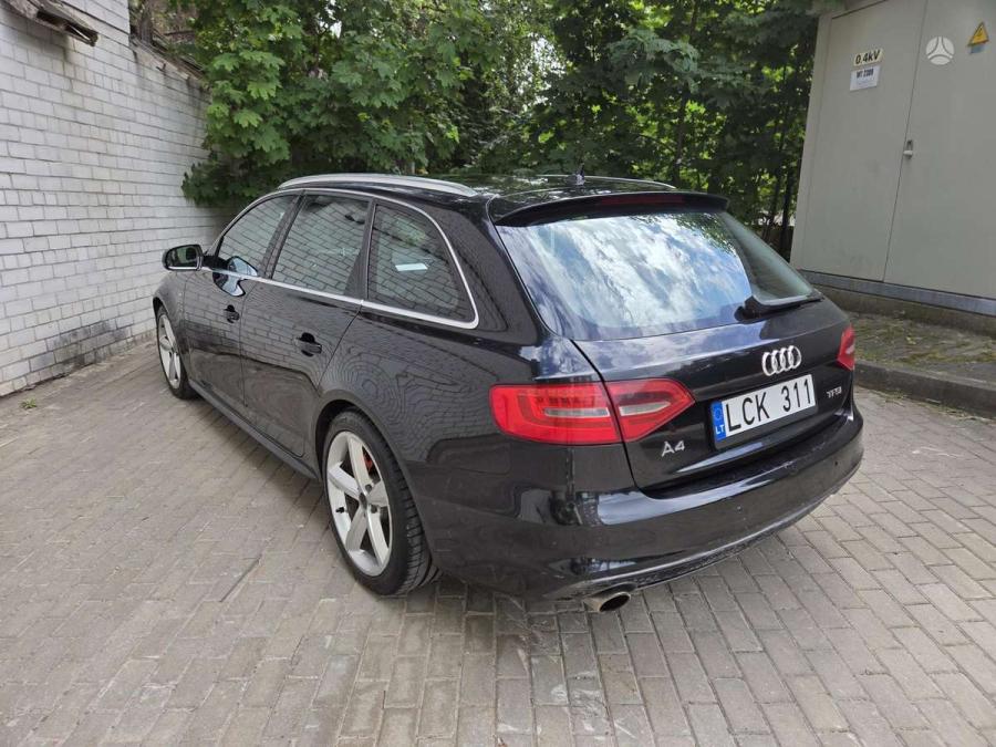 Black Audi A4 2012 in Vilnius, with an engine capacity of 1.80 L and mileage of 235 thousand km for 4800 €, photo 6 on AUTOMOTO.COM.LV