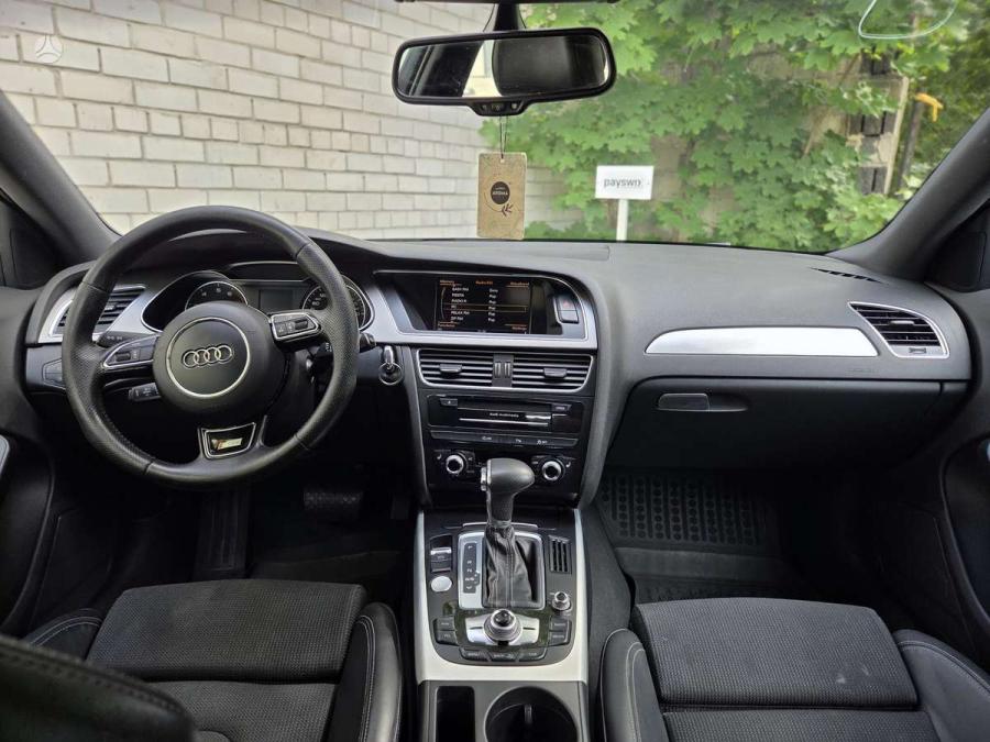 Black Audi A4 2012 in Vilnius, with an engine capacity of 1.80 L and mileage of 235 thousand km for 4800 €, photo 10 on AUTOMOTO.COM.LV
