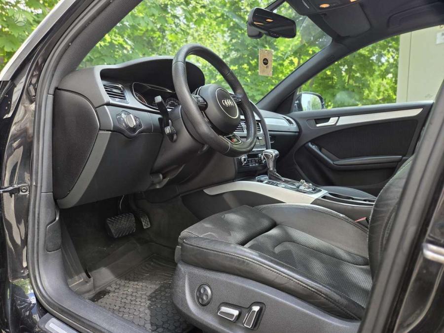 Black Audi A4 2012 in Vilnius, with an engine capacity of 1.80 L and mileage of 235 thousand km for 4800 €, photo 12 on AUTOMOTO.COM.LV