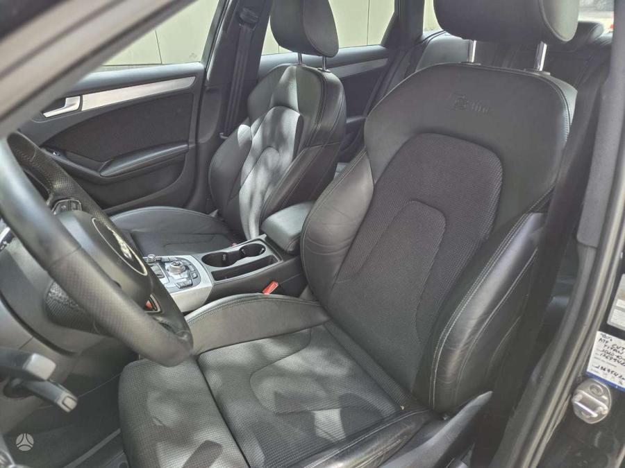 Black Audi A4 2012 in Vilnius, with an engine capacity of 1.80 L and mileage of 235 thousand km for 4800 €, photo 13 on AUTOMOTO.COM.LV