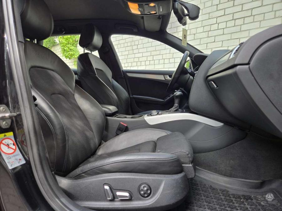 Black Audi A4 2012 in Vilnius, with an engine capacity of 1.80 L and mileage of 235 thousand km for 4800 €, photo 19 on AUTOMOTO.COM.LV