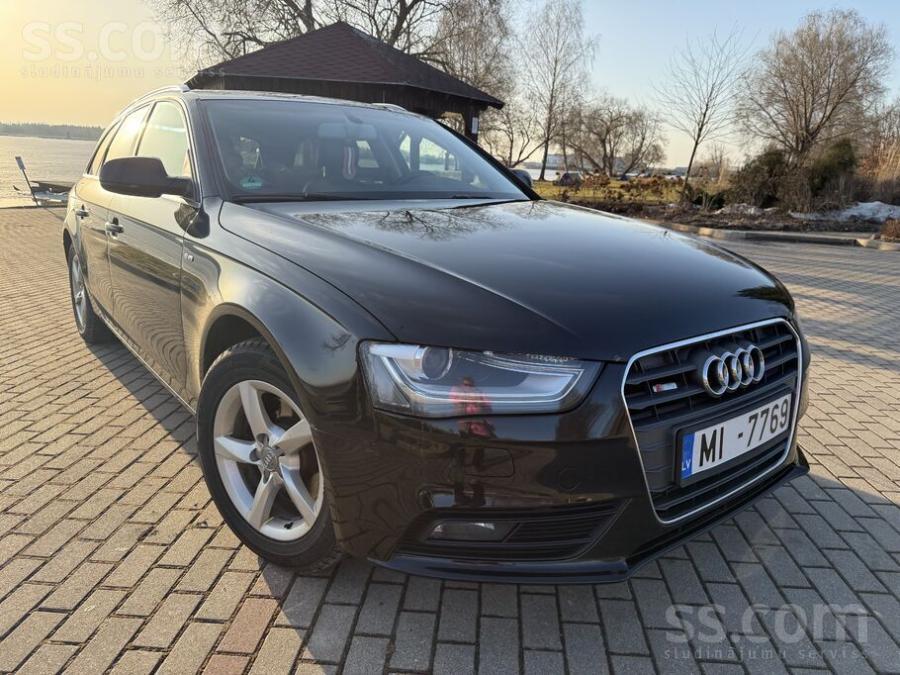 Melns Audi A4 2012 Ogre, ar dzinēja tilpumu 2.00 L un nobraukumu 334 tūkst. km par 6950 €, foto 4 vietnē AUTOMOTO.COM.LV