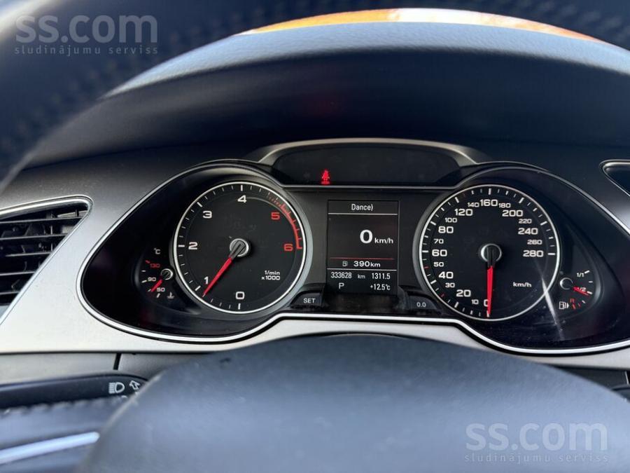 Melns Audi A4 2012 Ogre, ar dzinēja tilpumu 2.00 L un nobraukumu 334 tūkst. km par 6950 €, foto 6 vietnē AUTOMOTO.COM.LV