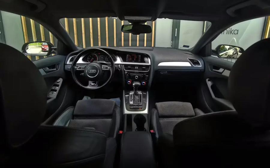 Black Audi A4 2012 in Riga, with an engine capacity of 2.00 L and mileage of 181 thousand km for 10590 €, photo 11 on AUTOMOTO.COM.LV