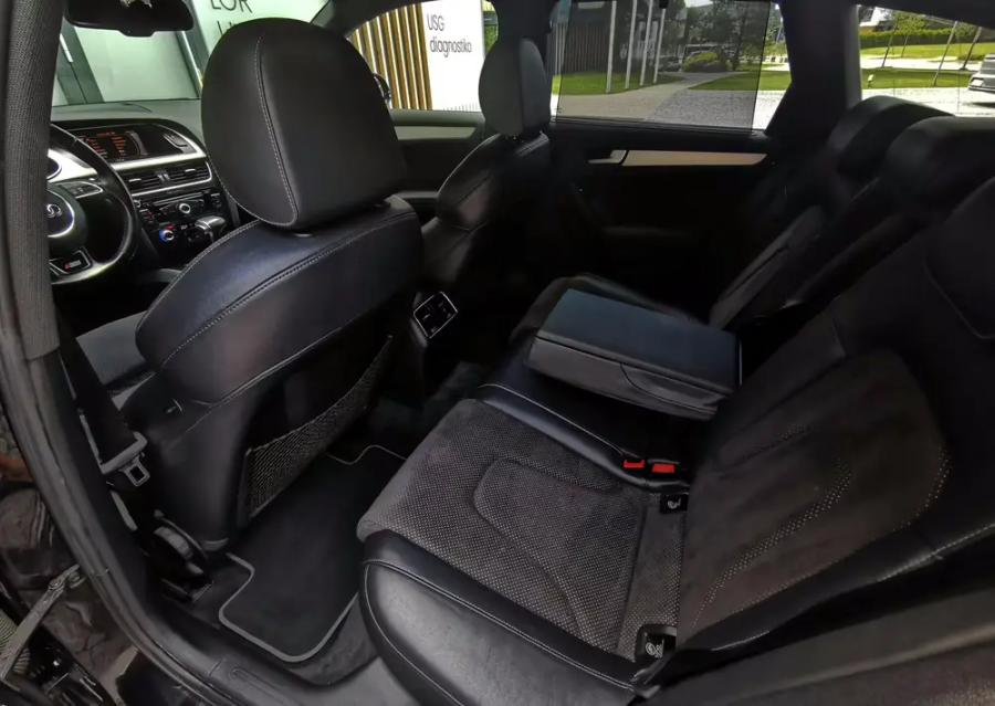 Black Audi A4 2012 in Riga, with an engine capacity of 2.00 L and mileage of 181 thousand km for 10590 €, photo 14 on AUTOMOTO.COM.LV