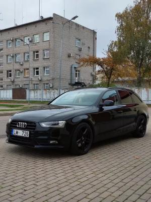 Melns Audi A4 2012 Kuldīga, ar dzinēja tilpumu 3.00 L un nobraukumu 325 tūkst. km par 7300 €, foto  vietnē AUTOMOTO.COM.LV