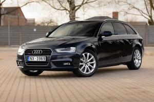 Black Audi A4 2012 in Jelgava, with an engine capacity of 3.00 L and mileage of 273 thousand km for 9900 €, photo  on AUTOMOTO.COM.LV