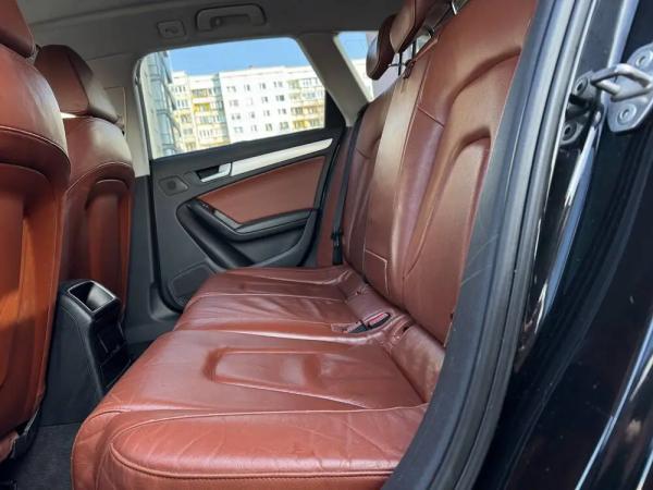 Black Audi A4 2012 in Riga, with an engine capacity of 3.00 L and mileage of 385 thousand km for 7490 €, photo 8 on AUTOMOTO.COM.LV