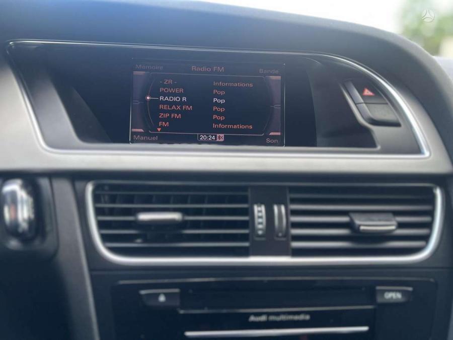 Black Audi A4 2012 in Utena, with an engine capacity of 1.97 L and mileage of 177 thousand km for 6700 €, photo 12 on AUTOMOTO.COM.LV