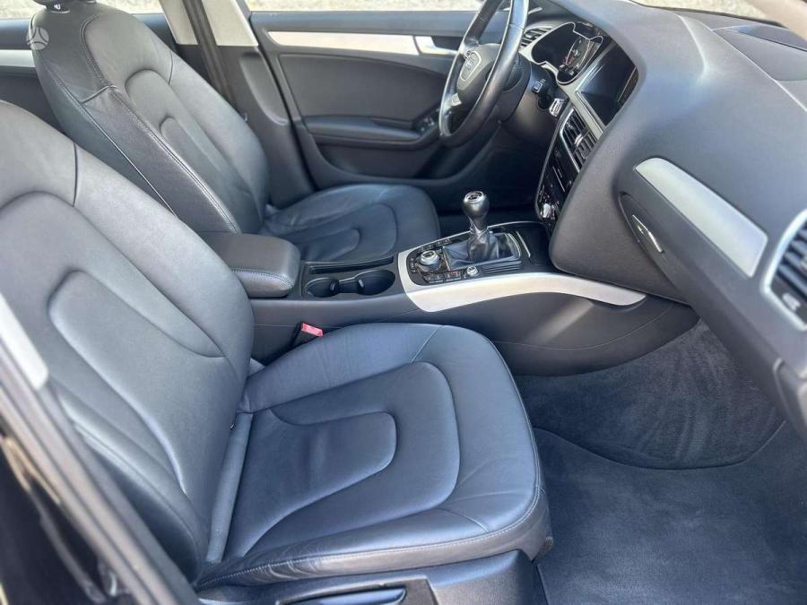 Black Audi A4 2012 in Utena, with an engine capacity of 1.97 L and mileage of 177 thousand km for 6700 €, photo 17 on AUTOMOTO.COM.LV