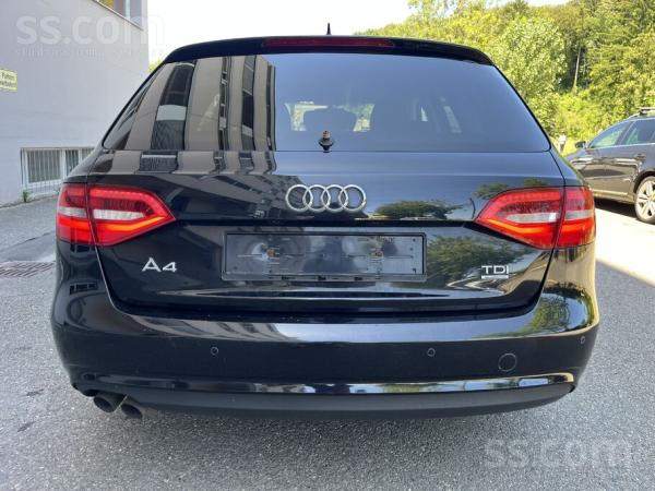 Black Audi A4 2012 in Riga, with an engine capacity of 2.00 L and mileage of 0 thousand km for 8390 €, photo 4 on AUTOMOTO.COM.LV