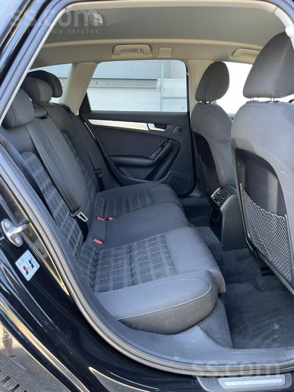 Black Audi A4 2012 in Riga, with an engine capacity of 2.00 L and mileage of 0 thousand km for 8390 €, photo 10 on AUTOMOTO.COM.LV