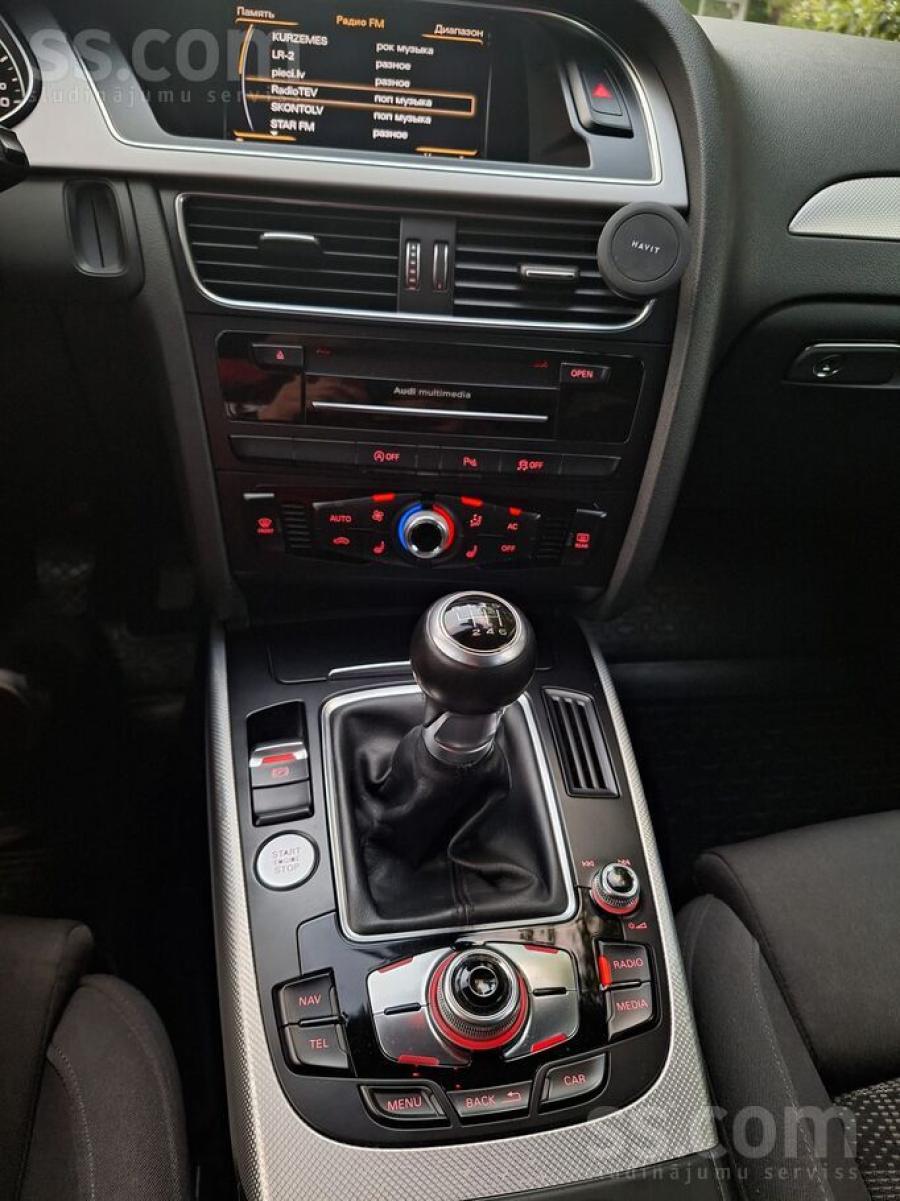 Melns Audi A4 2012 Kuldīga, ar dzinēja tilpumu 2.00 L un nobraukumu 360 tūkst. km par 6750 €, foto 8 vietnē AUTOMOTO.COM.LV