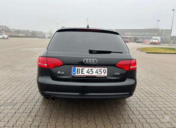 Black Audi A4 2012 in Panevezys, with an engine capacity of 1.97 L and mileage of 292 thousand km for 5650 €, photo 6 on AUTOMOTO.COM.LV