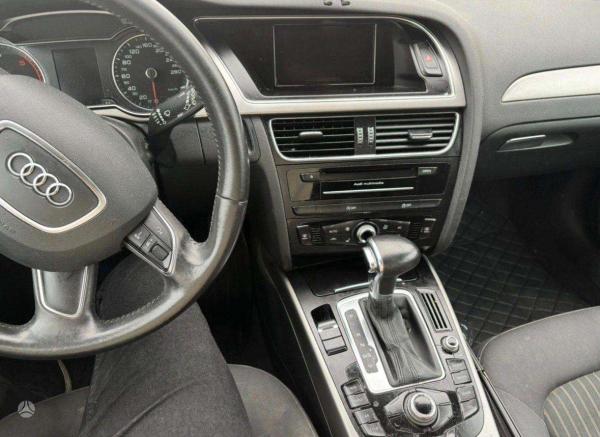 Black Audi A4 2012 in Panevezys, with an engine capacity of 1.97 L and mileage of 292 thousand km for 5650 €, photo 7 on AUTOMOTO.COM.LV