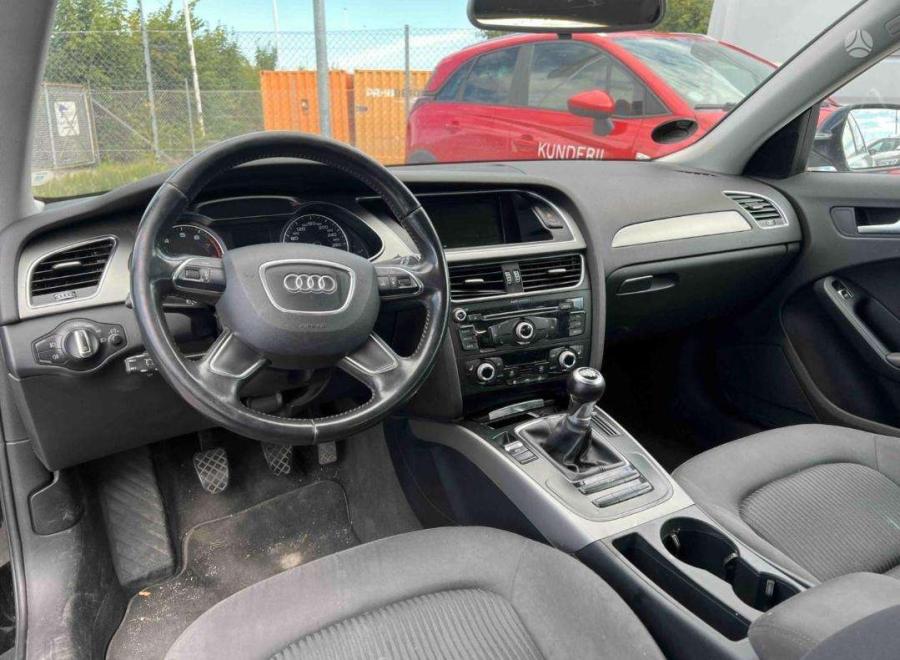 Black Audi A4 2012 in Vilnius, with an engine capacity of 1.80 L and mileage of 234 thousand km for 5300 €, photo 12 on AUTOMOTO.COM.LV