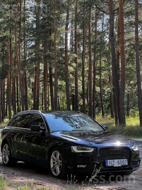 Black Audi A4 2012 in Daugavpils, with an engine capacity of 2.00 L and mileage of 204 thousand km for 7800 €, photo 1 on AUTOMOTO.COM.LV