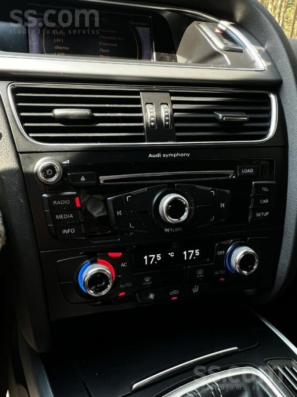 Black Audi A4 2012 in Daugavpils, with an engine capacity of 2.00 L and mileage of 204 thousand km for 7800 €, photo 5 on AUTOMOTO.COM.LV