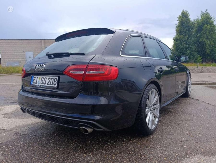 Black Audi A4 2012 in Rokiskis, with an engine capacity of 2.97 L and mileage of 313 thousand km for 8999 €, photo 9 on AUTOMOTO.COM.LV