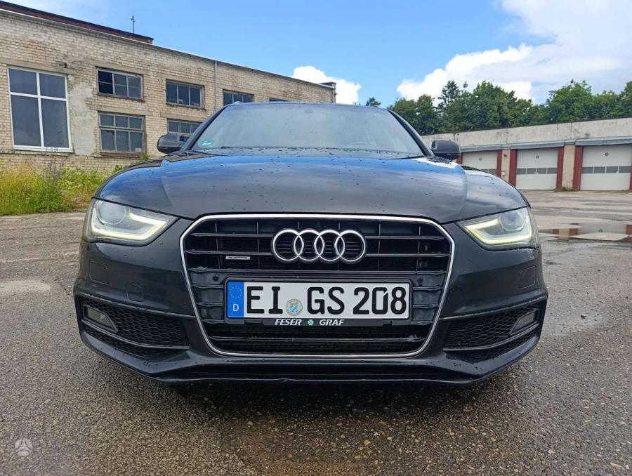 Black Audi A4 2012 in Rokiskis, with an engine capacity of 2.97 L and mileage of 313 thousand km for 8999 €, photo 15 on AUTOMOTO.COM.LV