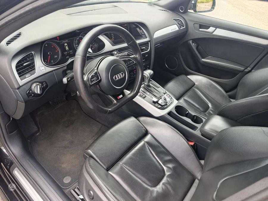 Black Audi A4 2012 in Rokiskis, with an engine capacity of 2.97 L and mileage of 313 thousand km for 8999 €, photo 21 on AUTOMOTO.COM.LV