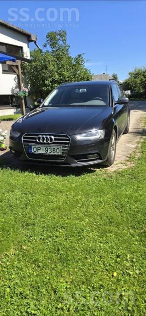 Black Audi A4 2012 in Riga, with an engine capacity of 2.00 L and mileage of 402 thousand km for 4450 €, photo  on AUTOMOTO.COM.LV