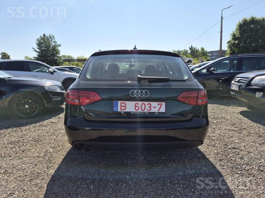 Black Audi A4 2012 in Daugavpils, with an engine capacity of 2.00 L and mileage of 0 thousand km for 6750 €, photo 7 on AUTOMOTO.COM.LV