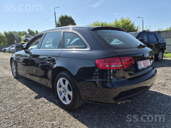 Black Audi A4 2012 in Daugavpils, with an engine capacity of 2.00 L and mileage of 0 thousand km for 6750 €, photo 7 on AUTOMOTO.COM.LV