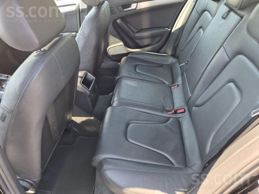 Black Audi A4 2012 in Daugavpils, with an engine capacity of 2.00 L and mileage of 0 thousand km for 6750 €, photo 16 on AUTOMOTO.COM.LV