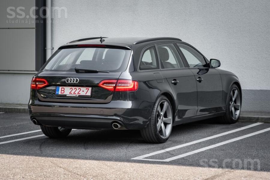 Black Audi A4 2012 in Riga, with an engine capacity of 3.00 L and mileage of 321 thousand km for 8800 €, photo 5 on AUTOMOTO.COM.LV