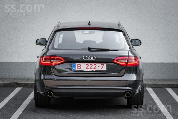 Black Audi A4 2012 in Riga, with an engine capacity of 3.00 L and mileage of 321 thousand km for 8800 €, photo 5 on AUTOMOTO.COM.LV
