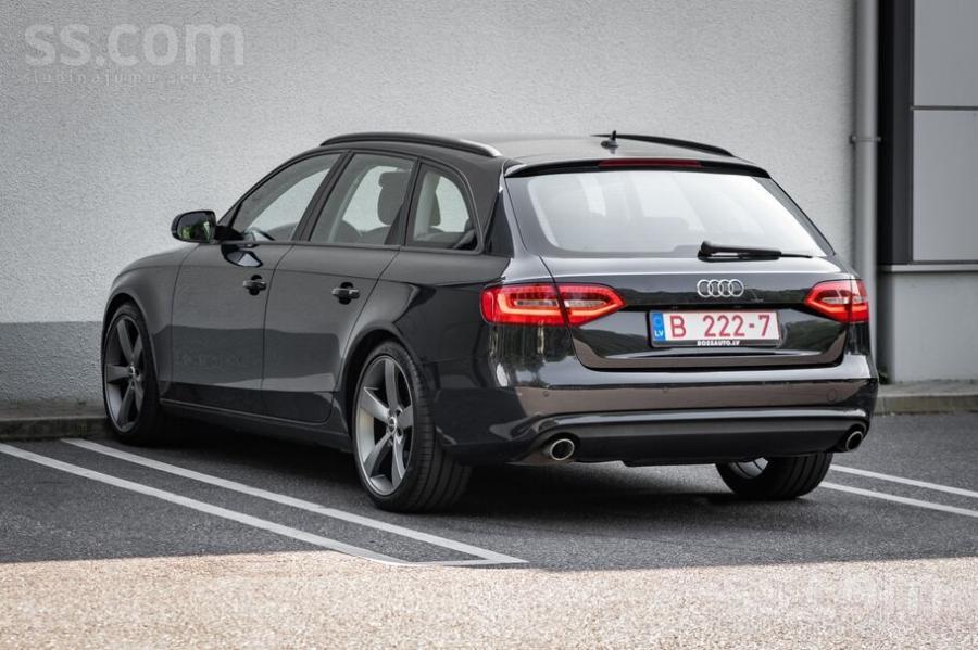 Black Audi A4 2012 in Riga, with an engine capacity of 3.00 L and mileage of 321 thousand km for 8800 €, photo 7 on AUTOMOTO.COM.LV