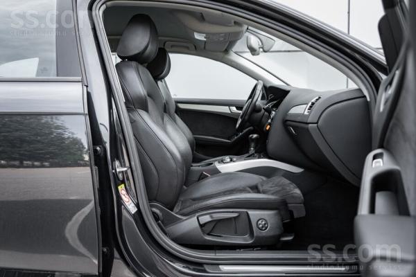 Black Audi A4 2012 in Riga, with an engine capacity of 3.00 L and mileage of 321 thousand km for 8800 €, photo 8 on AUTOMOTO.COM.LV