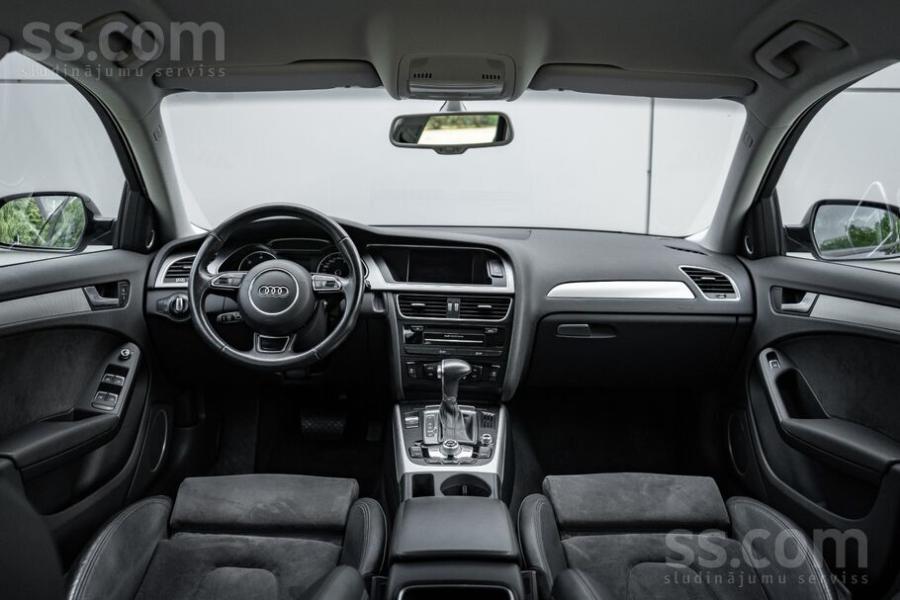 Black Audi A4 2012 in Riga, with an engine capacity of 3.00 L and mileage of 321 thousand km for 8800 €, photo 14 on AUTOMOTO.COM.LV