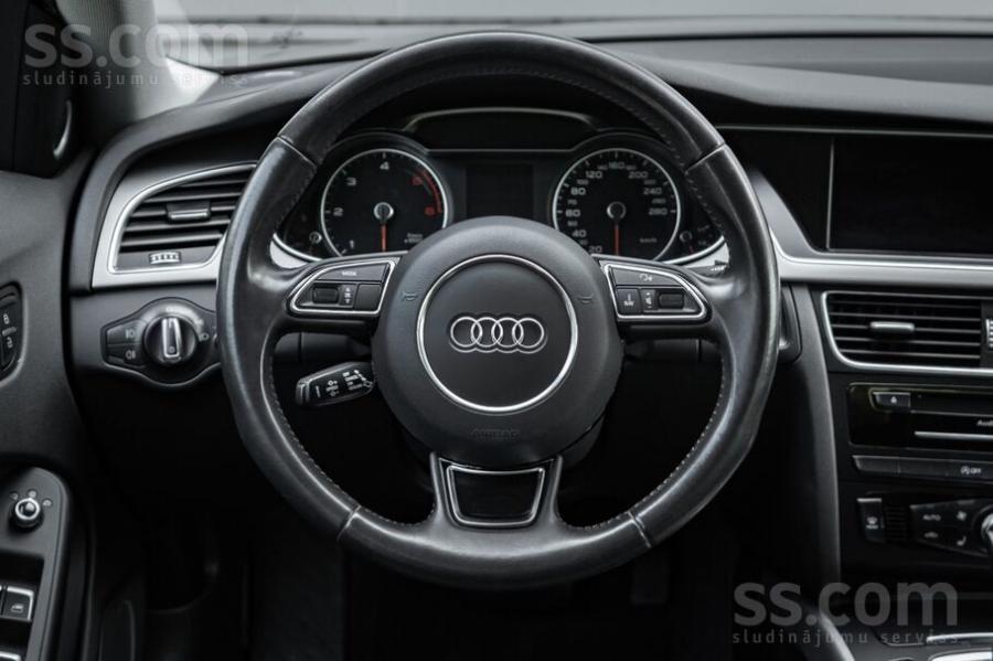 Black Audi A4 2012 in Riga, with an engine capacity of 3.00 L and mileage of 321 thousand km for 8800 €, photo 17 on AUTOMOTO.COM.LV