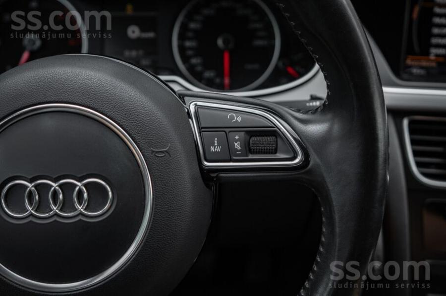 Black Audi A4 2012 in Riga, with an engine capacity of 3.00 L and mileage of 321 thousand km for 8800 €, photo 18 on AUTOMOTO.COM.LV